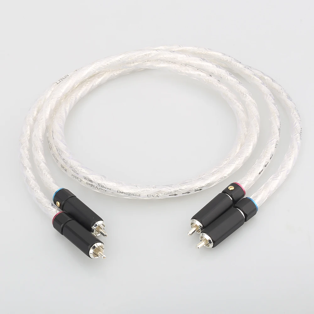 Hifi Signal Cable Rca | Cables Audio Hifi Rca | Rca Plug Audio Cable ...