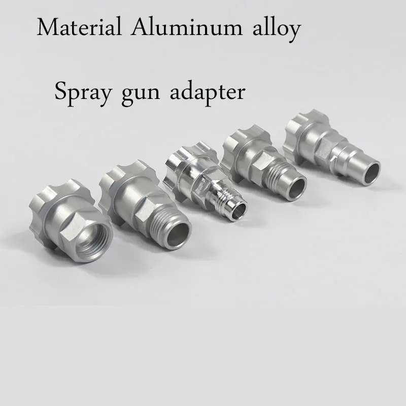 Aluminum-Alloy-Spray-Gun-Connector-PPS-Adapter-Spray-Gun-Cup-adapter ...