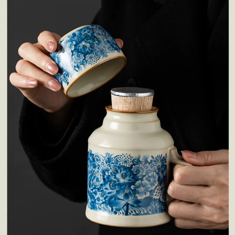 Ceramic-Vacuum-Flasks-Thermoses-400ML-Chinese-Style-Tea-Pot-Stewing-Tea ...