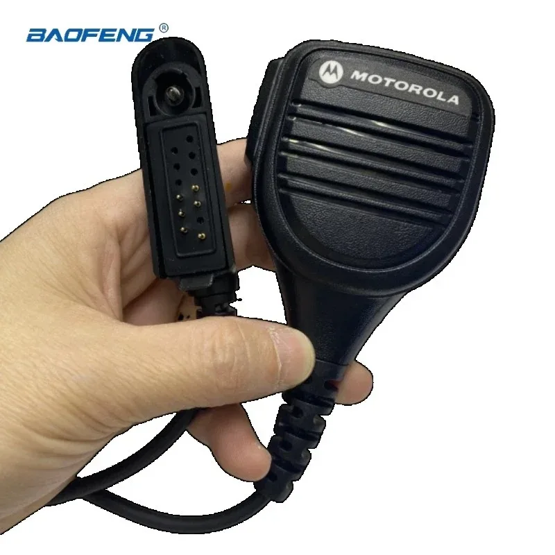 Motorola PMMN4021A Handheld PTT Speaker Microphone for GP328 GP338 ...