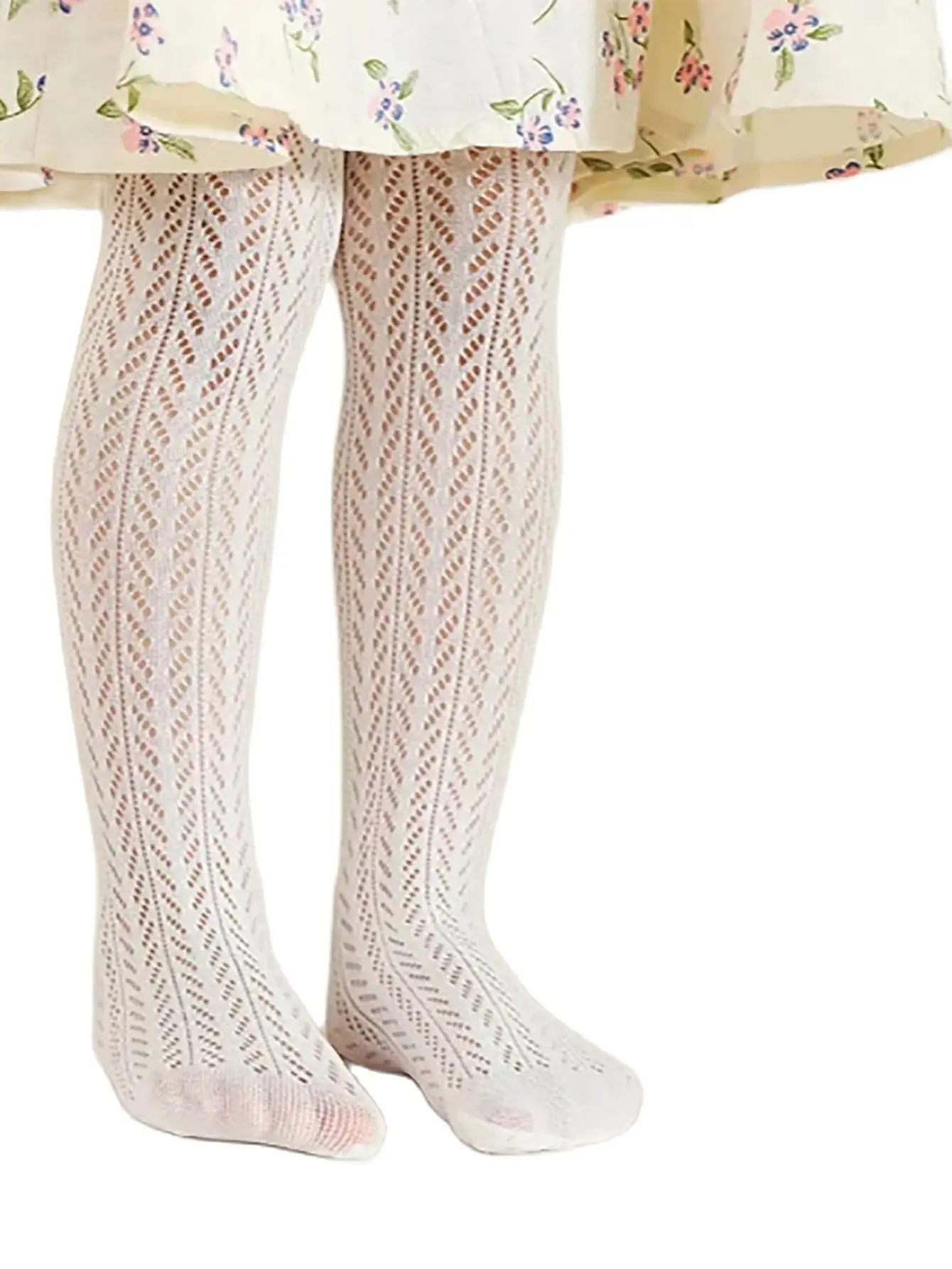 1 Pair Kids Summer Mesh Thin Netting Stockings Baby Girls Cute Vintage ...