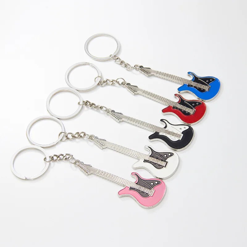 100-pieces-lot-New-Design-Classic-Guitar-Keychain-Car-Key-Chain-Key ...