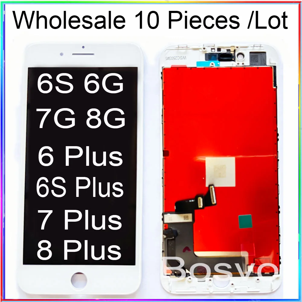 Wholesale 10 pieces / Lot For iPhone 6 6G 6S 7 7G 8 8G Plus Screen Lcd ...