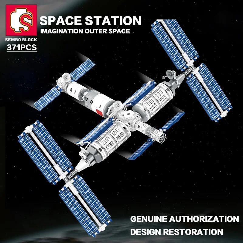SEMBO 371PCS International Space Station Building Blocks Early Learning ...