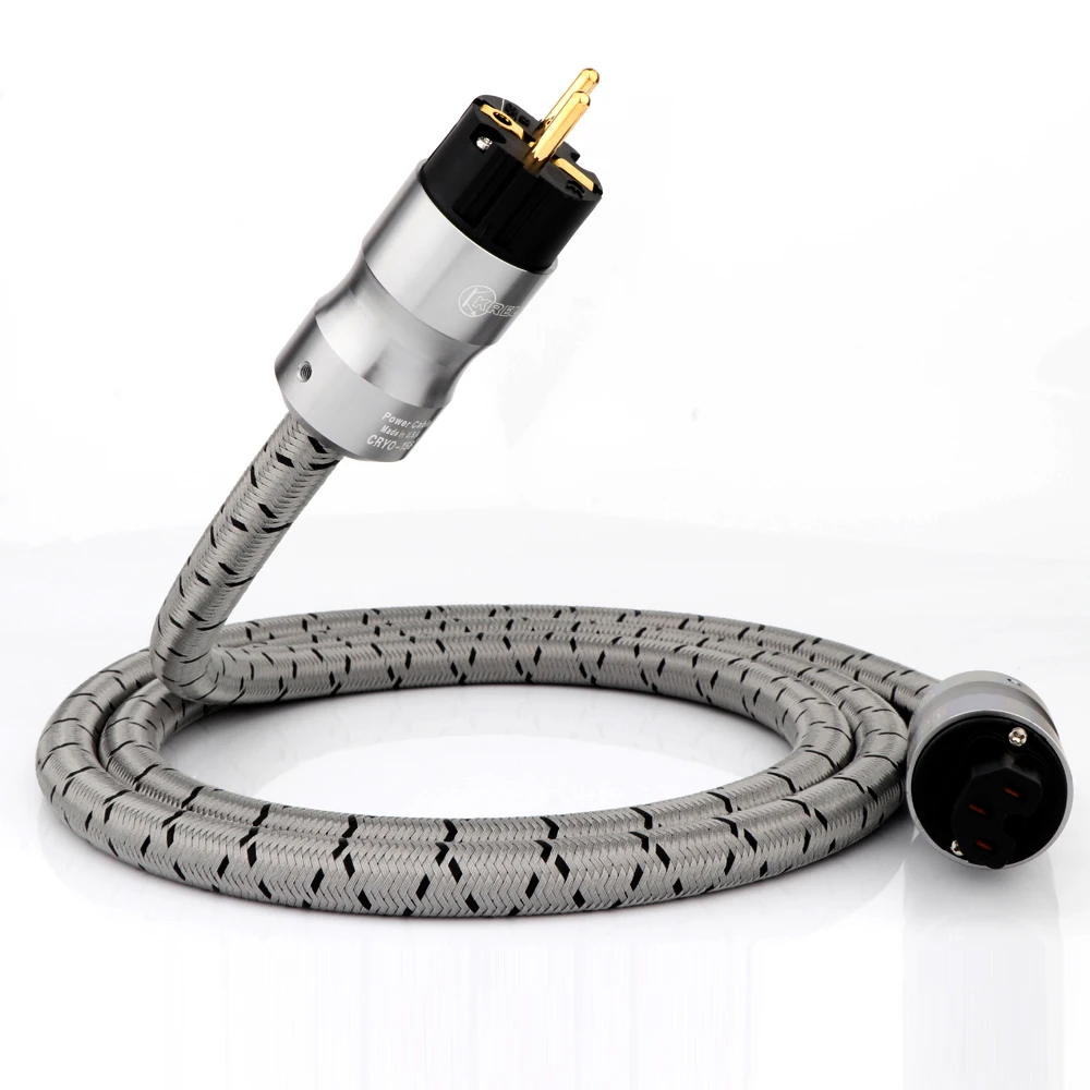 JP Krell HIFi kabel zasilający CRYO 156 audiofilski 5N OFC CordEU/US ...