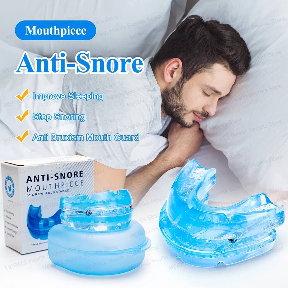 Anti-Snoring Mouthpiece Device Teeth Bruxism Sleeping Apnea Bruxism ...