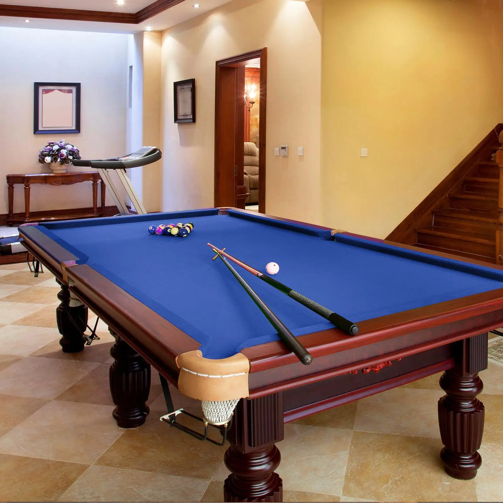 Professional-Billiard-Pool-Table-Cloth-Mat-Cover-Felt-Accessories-7-8-9 ...