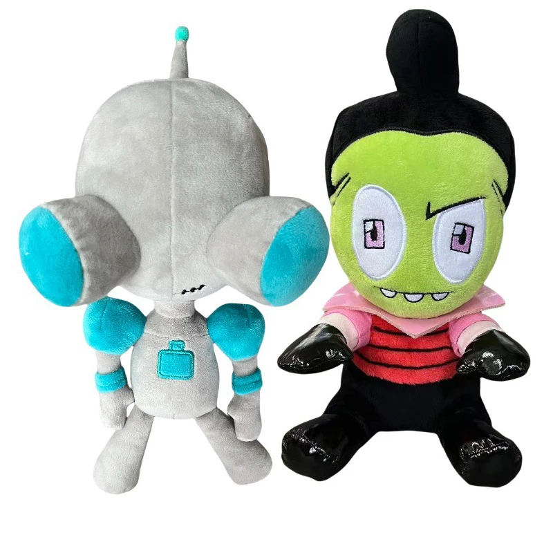 Cartoon 3D Eyes Invader ZIM Plush Doll Alien Zombie Stuffed Toys Soft ...
