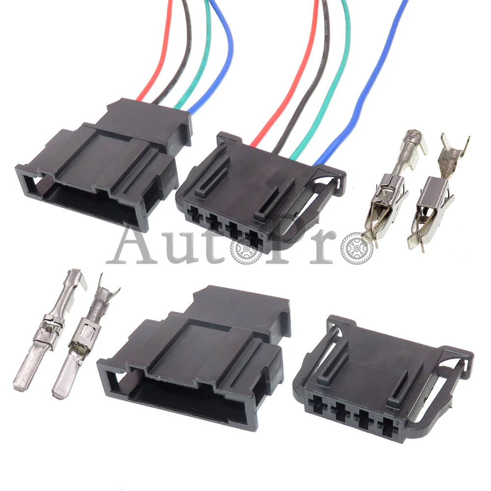 1-Set-4-Hole-AC-Assembly-Unsealed-Socket-With-Terminal-Auto-Brake-Light ...