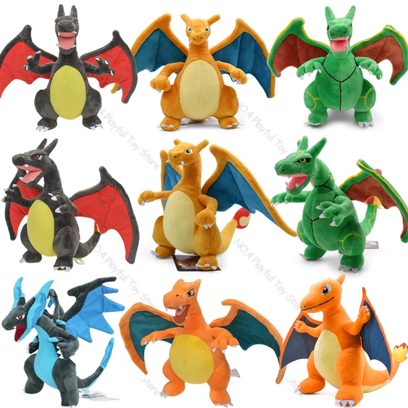Pokemon-Plush-Charizard-Rayquaza-Fuse-Charizard-Yellow-Orange-Black ...