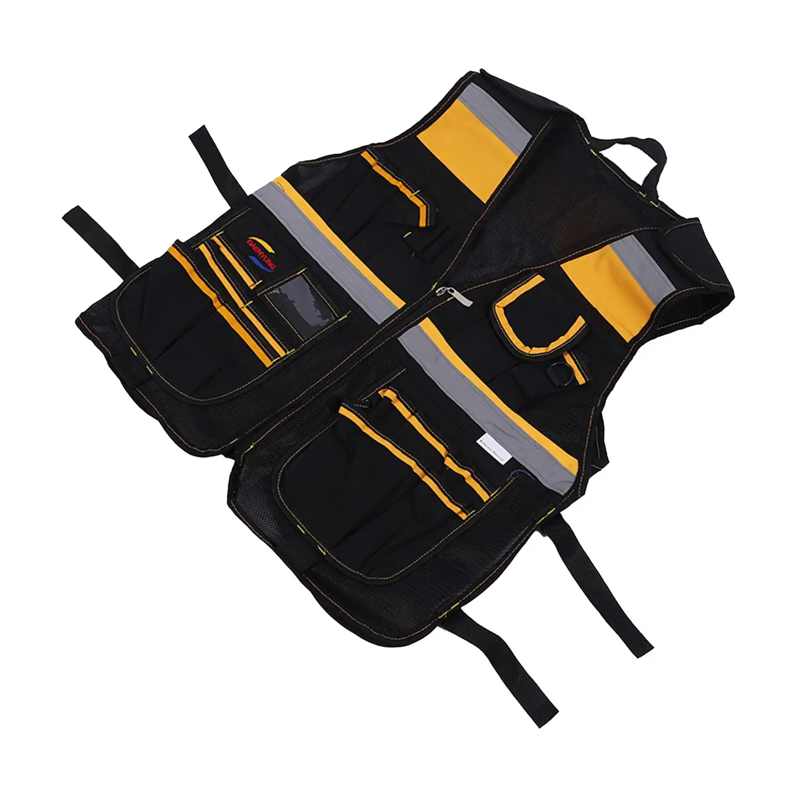 Electrician-Tool-Vest-Reflective-Work-Vest-Oxford-Safety-Vest-Multi ...