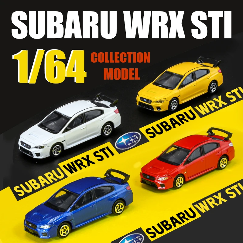 MINI 1/64 Subaru WRX STI Super Racing aleación Diecast coche en ...