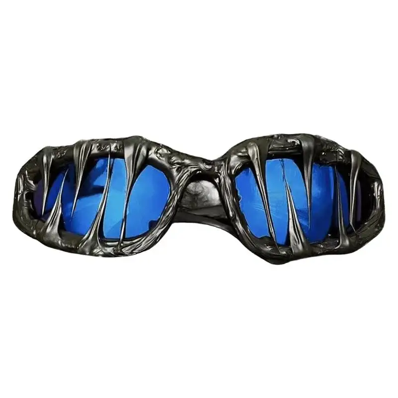 Drip Glue Sunglasses Handmade Drip Glue Sunglasses Wrap Around UV400 ...