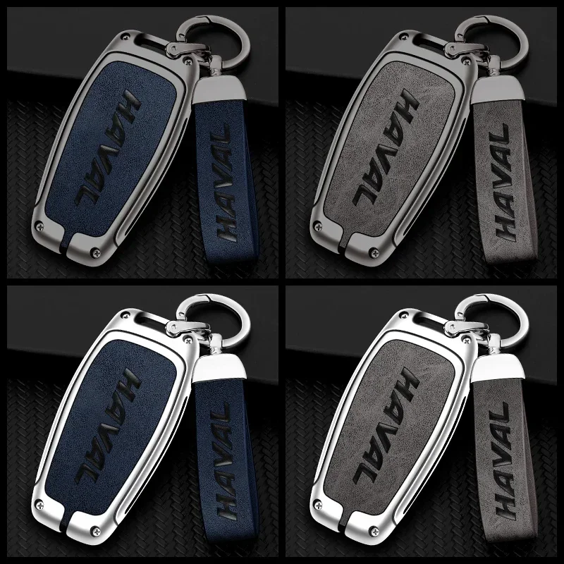 Caso-chave-do-carro-Shell-auto-anel-do-keychain-do-emblema-Jolion-Haval ...
