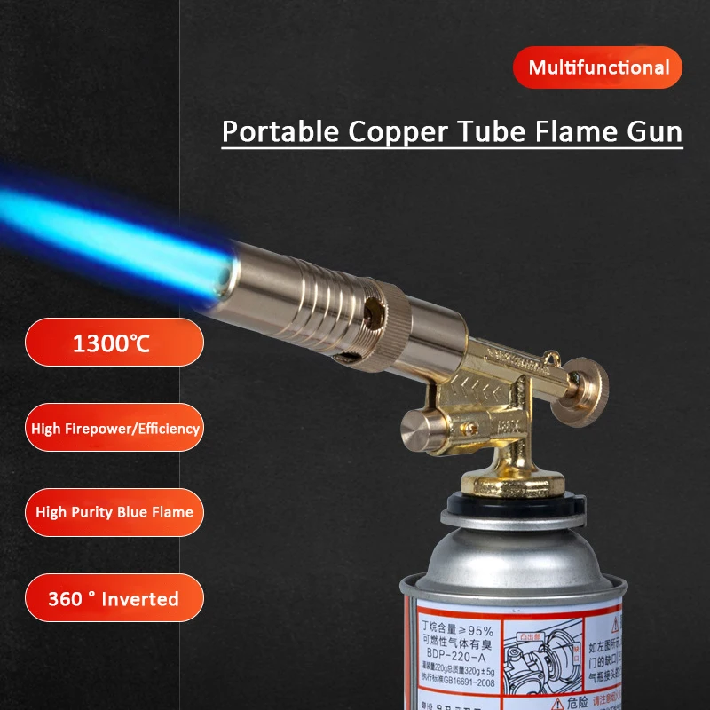 Metal-Flame-Gun-Butane-Burner-High-Temperature-Welding-Gas-Torch ...