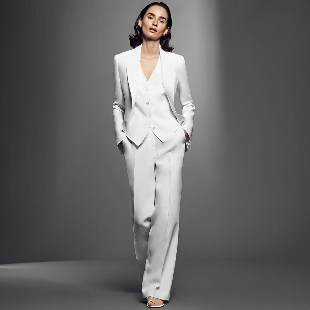Stylish-3-Piece-Women-s-Office-Workwear-Set-Slim-Suit-with-Trousers ...