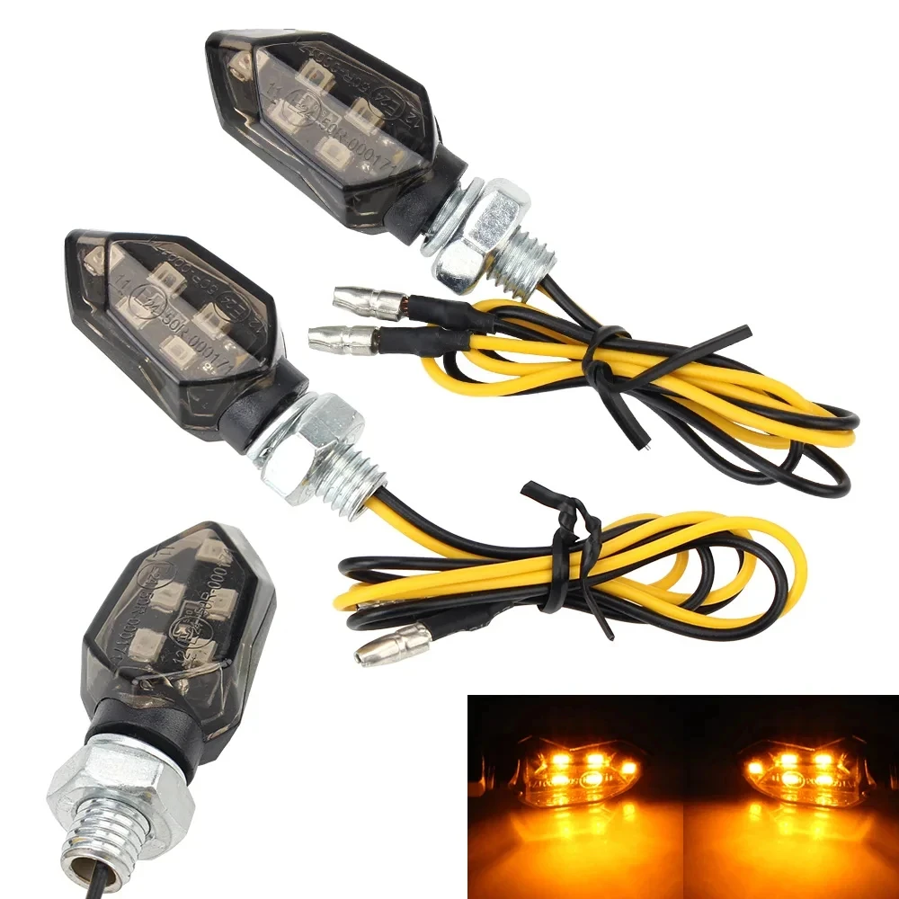 1 pair LED Turn Signal Light Super Bright 2pcs Motorcycle Mini ...