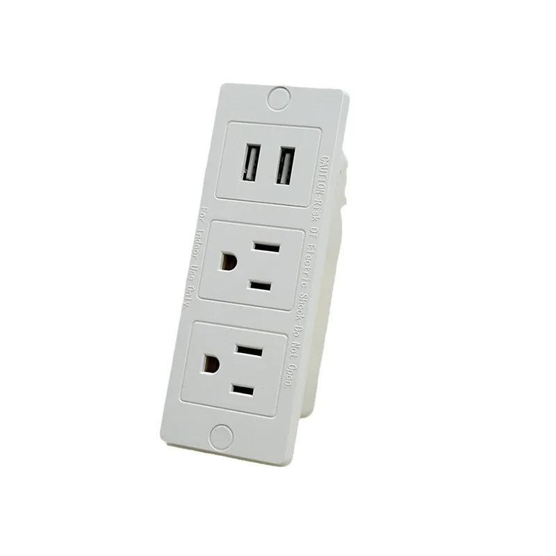 Desktop Recessed Power Strip Counter top Cabinet Extension Power Strip ...