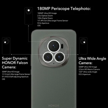 HONOR-cámara teleobjetivo Magic6 Pro 5G, cámara con periscopio de 180MP ...