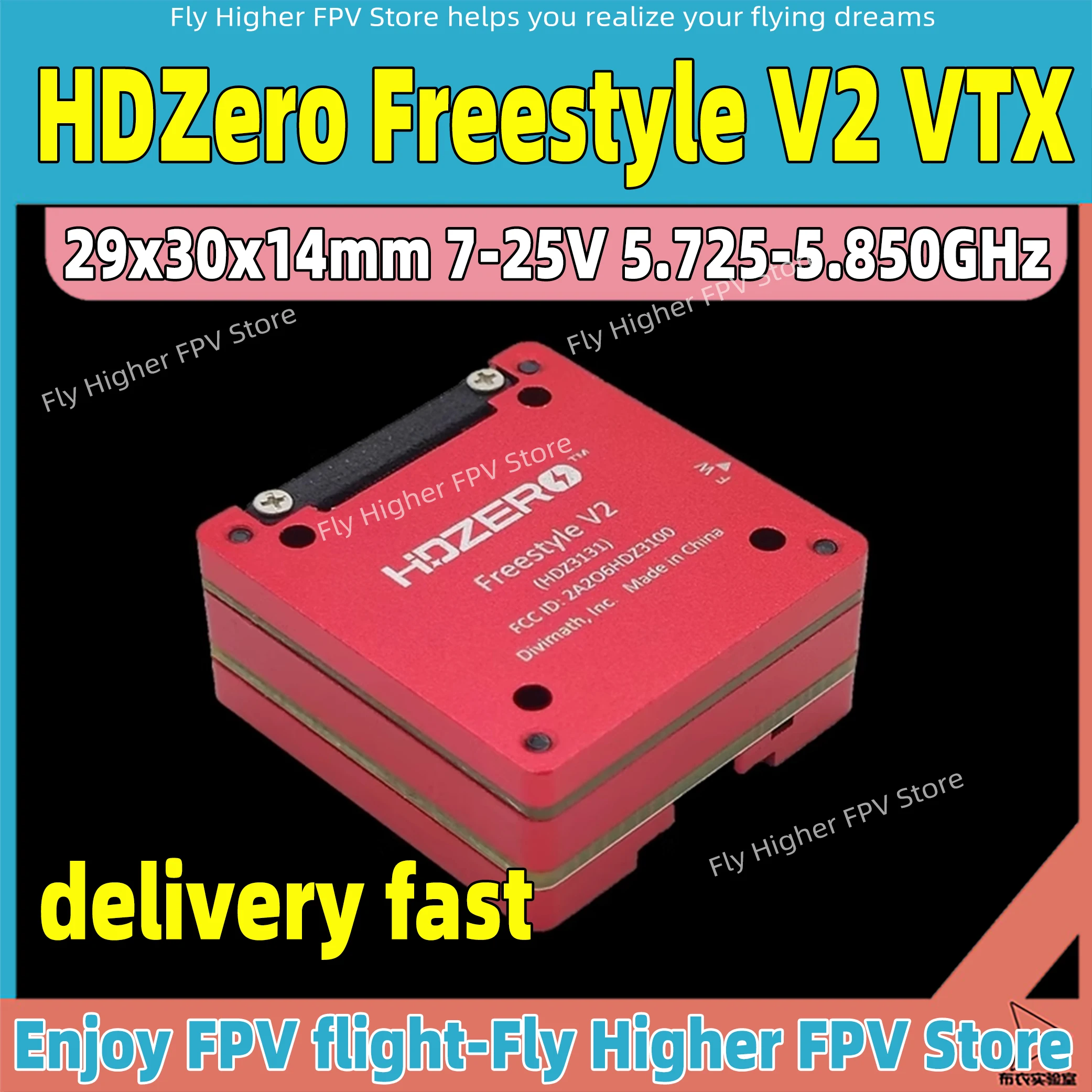 HDZero-transmisor-de-v-deo-Digital-Freestyle-V2-VTX-dispositivo-HD-de-5 ...