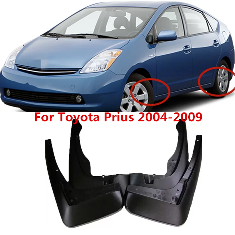 4Pcs-Car-Mud-Flaps-Splash-Guard-Fender-Mudguard-For-Toyota-Prius-2004 ...