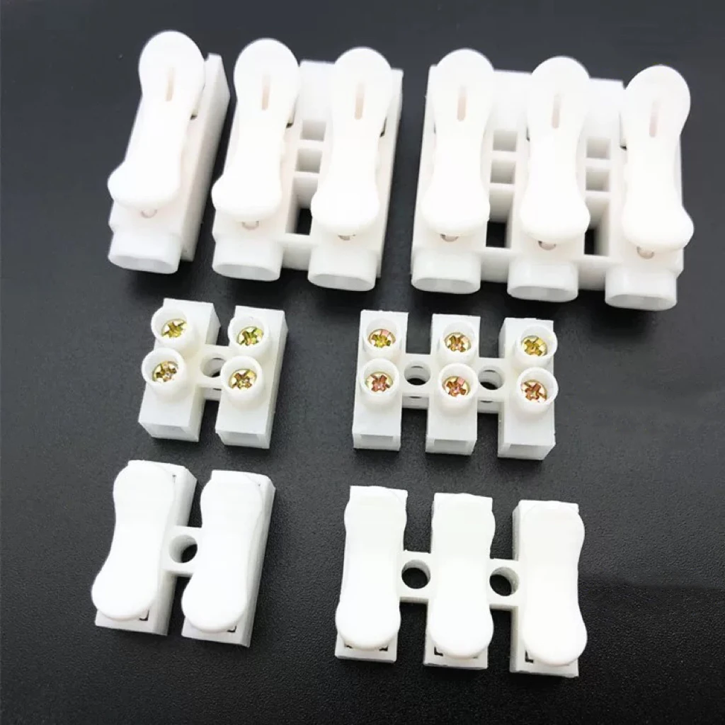10-30Pcs-No-Solding-Quick-1P-2P-3P-Cable-Wire-Connector-Press-type ...