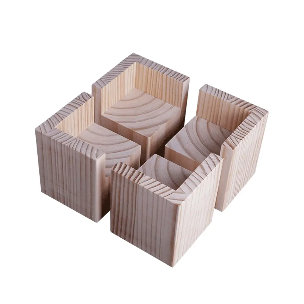 4piece-Easy-Installation-Bed-Risers-With-Anti-slip-Bottom-For-Durable ...