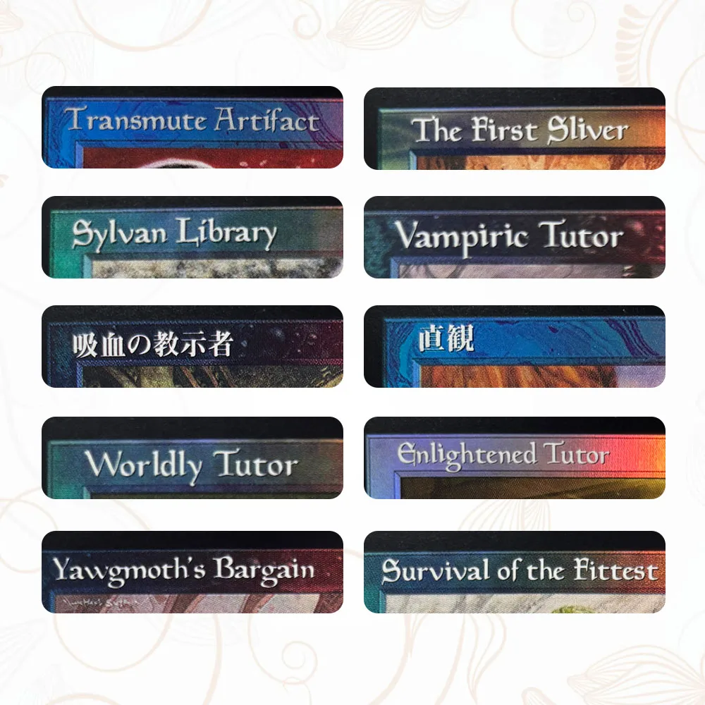 Custom Proxy Cards for Entertainment Games Galaxy Foil Cards and High ...