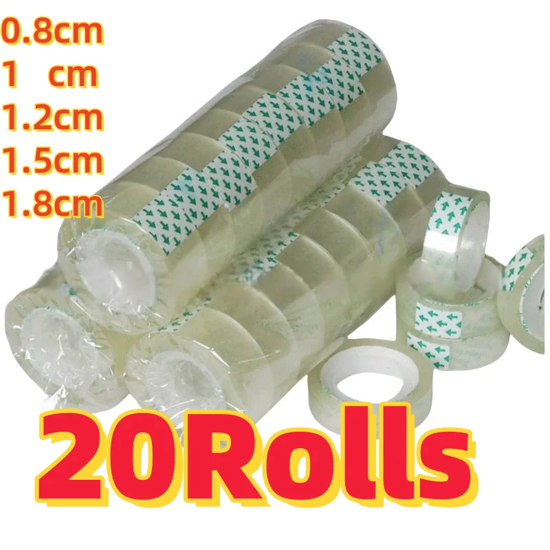 Clear Tape Multifuntion High-viscosity Adhesive Tape 20-5 Rolls Clear ...