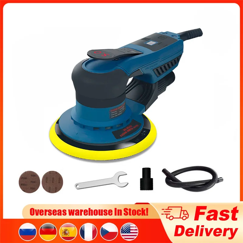 360W Car Wall Sander Brushless Motor 6 Inch 5mm Random Orbit DA ...