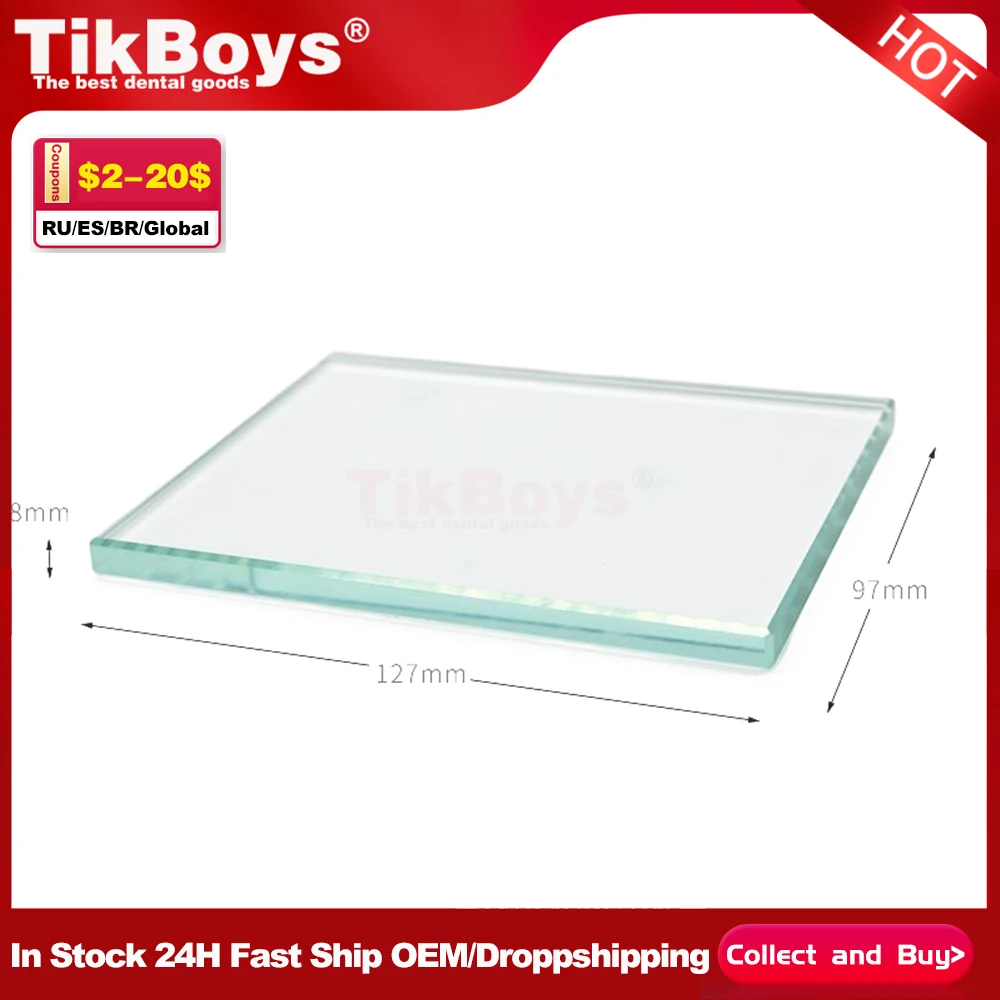 Dental-Lab-Mixing-Glass-Slab-Glass-Plate-Board-Dentistry-Supply-Glass ...