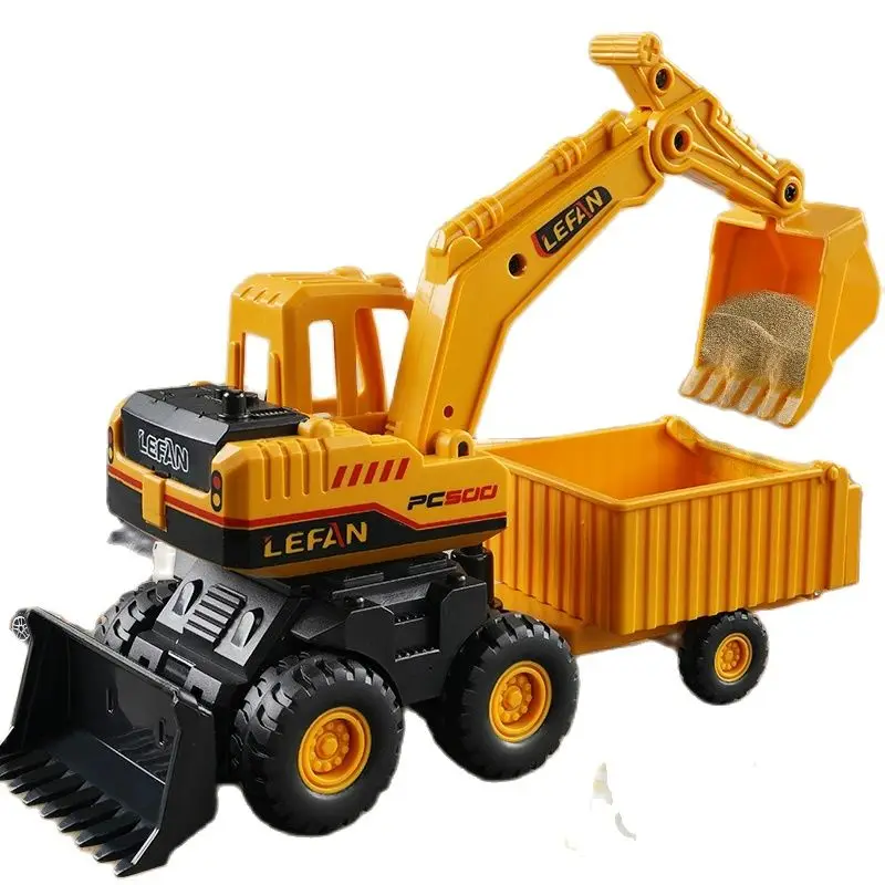Engineering-Car-Series-Toy-Car-Children-Excavator-Forklift-Bulldozer ...