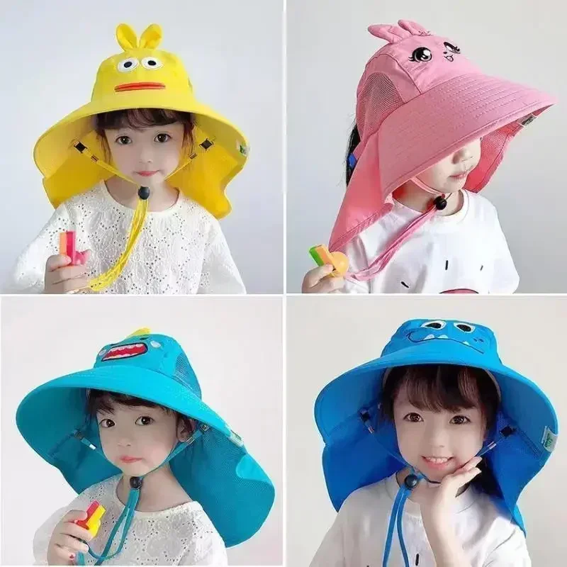 Outdoor-Summer-Hat-for-Kids-Children-Sun-Hat-Neck-Ear-Cover-Sun ...