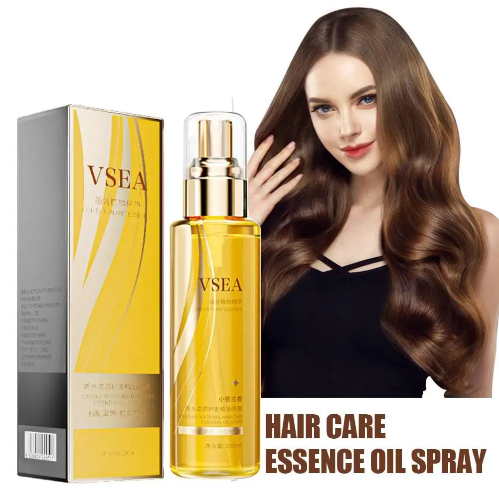 100ml Hair Care Essential Oil Spray For Women Repair Dry Anti-frizz ...