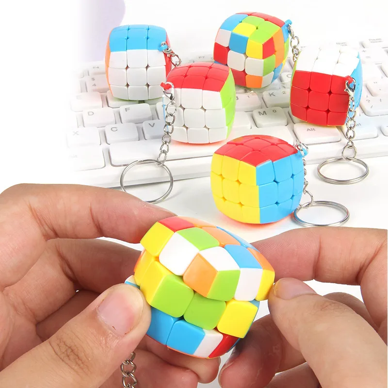 Mini-Cube-3x3x3-Keychain-Magic-Cubes-Puzzle-Mofangge-for-Beginner ...