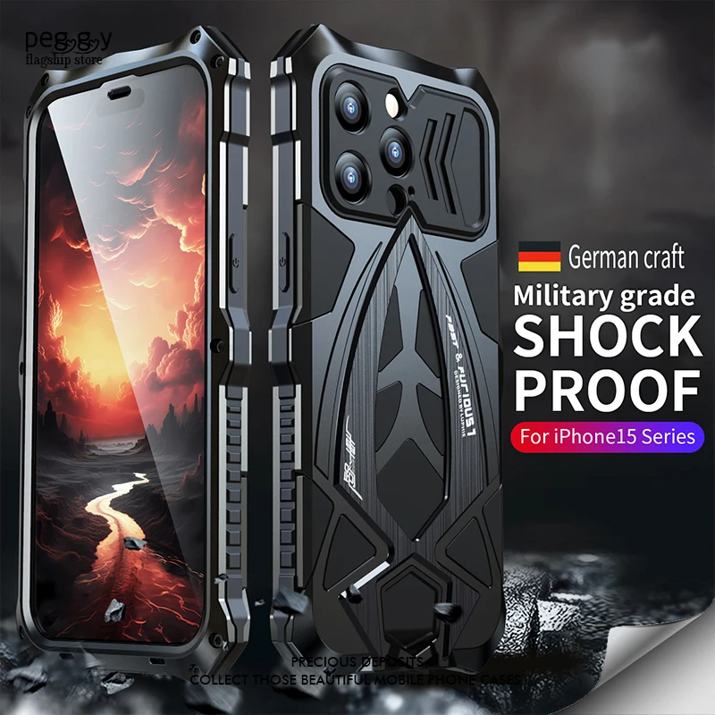 Shockproof-Armor-All-Inclusive-Metal-Phone-Case-For-iPhone-15-14-13-Pro ...