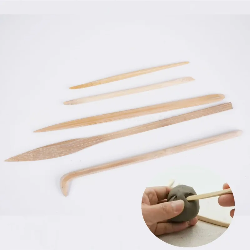 Pottery-Tools-Wooden-Clay-Sculpture-Carving-Tools-DIY-Ceramic-Blank ...