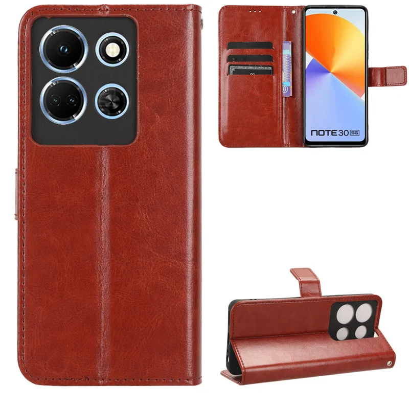 Suitable-For-Infinix-Note-30-4G-X6833B-Case-Luxury-Flip-PU-Leather ...
