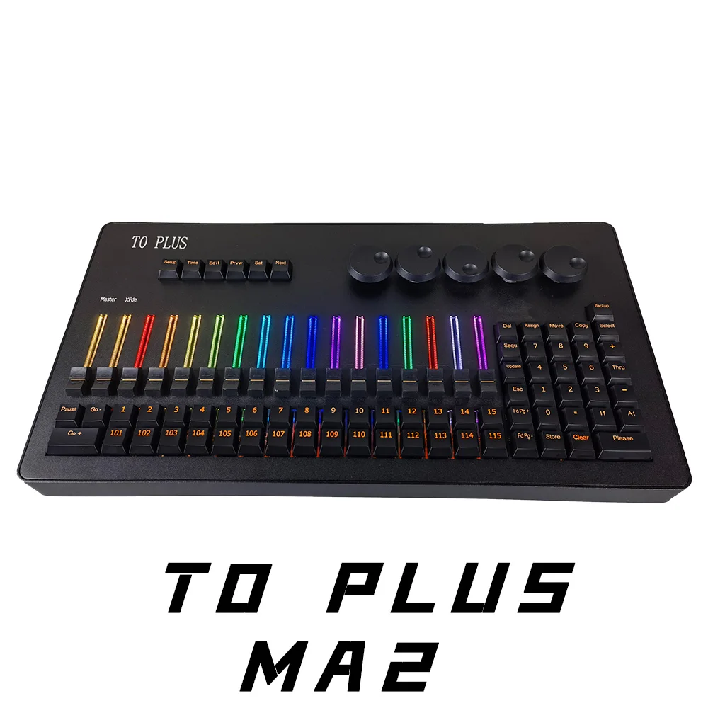 Mini-T0-Plus-Command-Wing-MA2-Console-DMX-Controller-Professional-Stage-Lighting-Controller ...