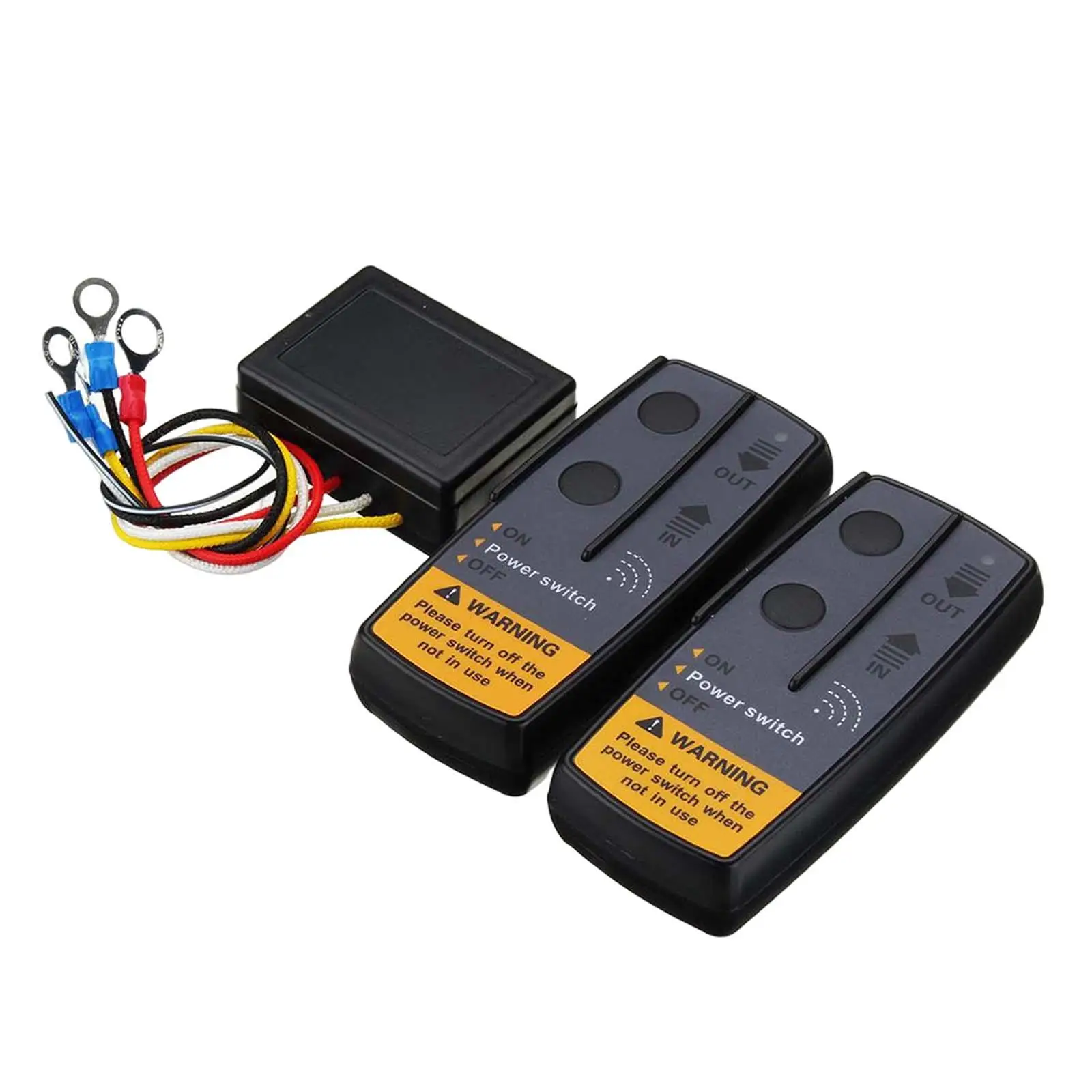 24V 12V Electric Smart Winch Remote Control Switch Set for ATV SUV UTV ...