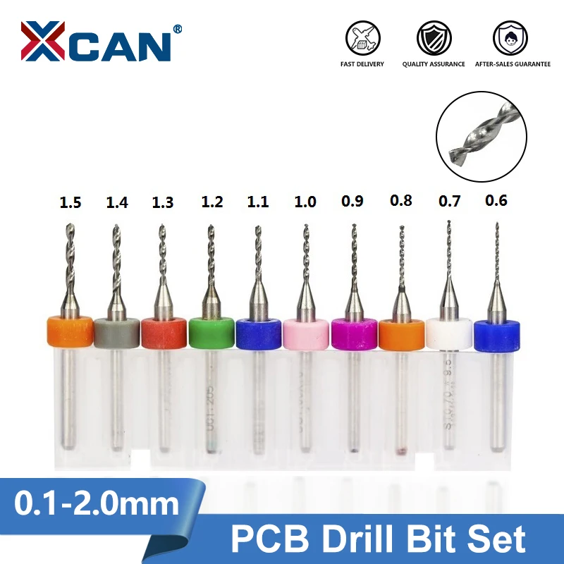 XCAN-Carbide-PCB-Drill-Bits-Mini-CNC-Drilling-Bit-Set-Placa-de-Circuito ...
