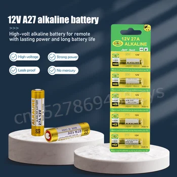 5PCS A27 27A 12V Alkaline Battery G27A MN27 MS27 GP27A L828 V27GA ...