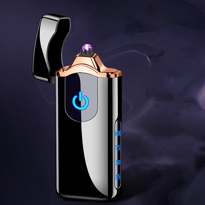 Plasma Pulse Flame 6 Arc Lighter Metal Windproof Electric Usb Lighter ...