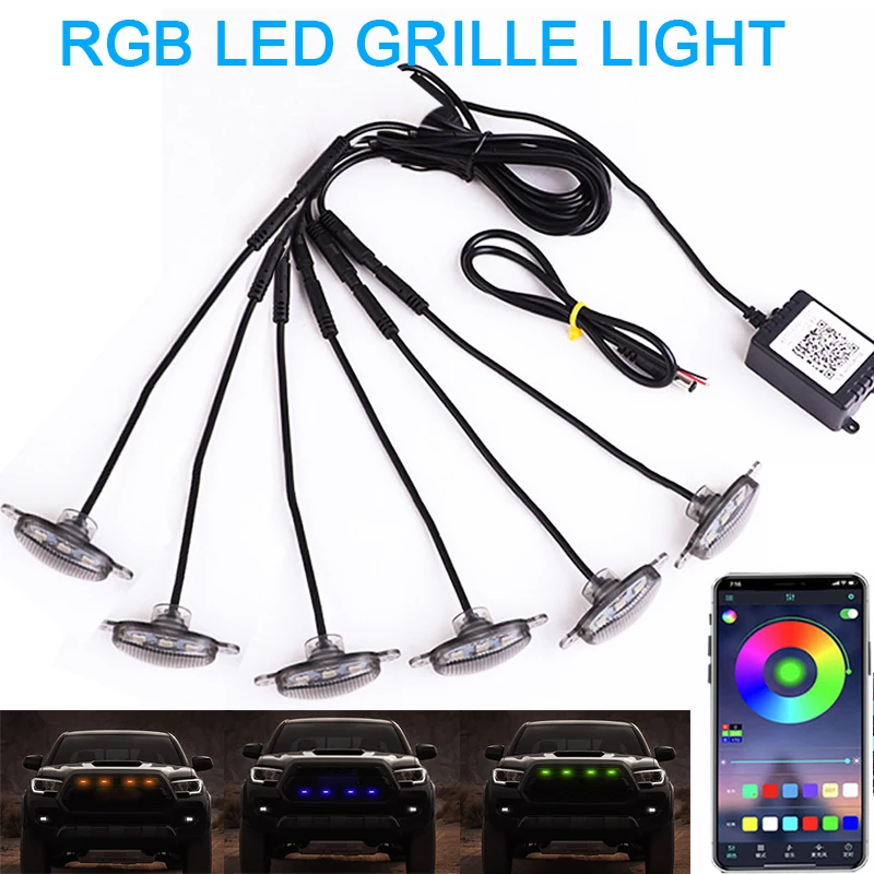 Universal-Upgrade-RGB-Grille-Light-Front-Grille-LED-Light-Day-Running ...