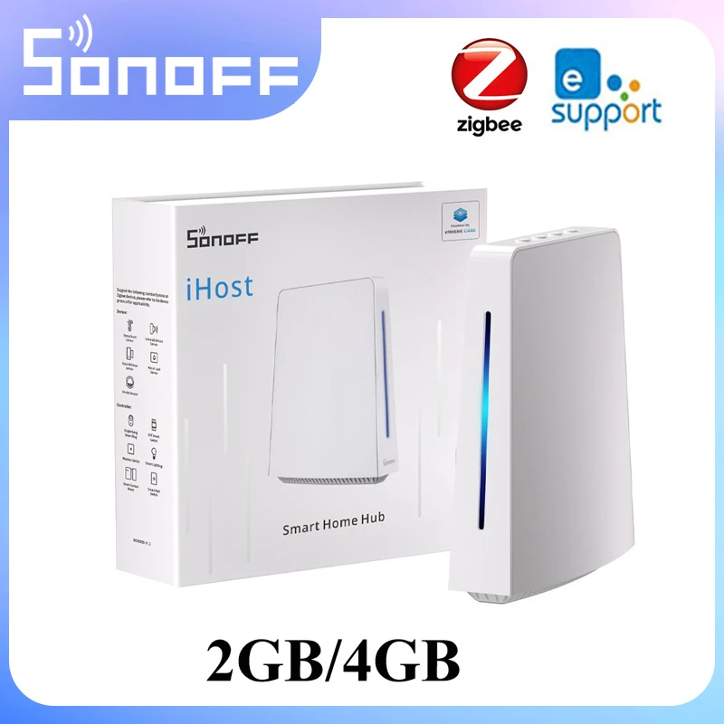 SONOFF IHost AlBridge Smart Home Hub 2GB 4GB WiFi Zigbee Gateway Standard Protocol Smart Scene ...