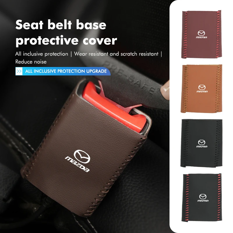 Car-Seat-Belt-Buckle-Clip-Protector-Anti-Scratch-Safety-Cover-For-Mazda ...