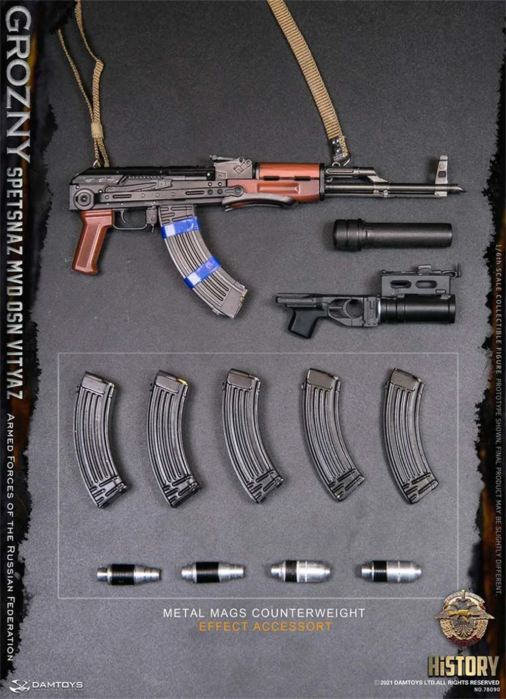1/6 DAMTOYS DAM 78090 Russian Mini Toys Model Soldier Army Battle Mini ...