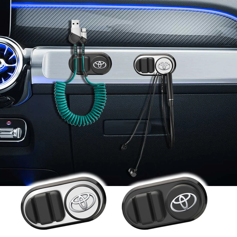 Car-Fastener-Clip-Self-adhesive-Auto-Storage-Small-Hook-Data-Cable-Mask ...