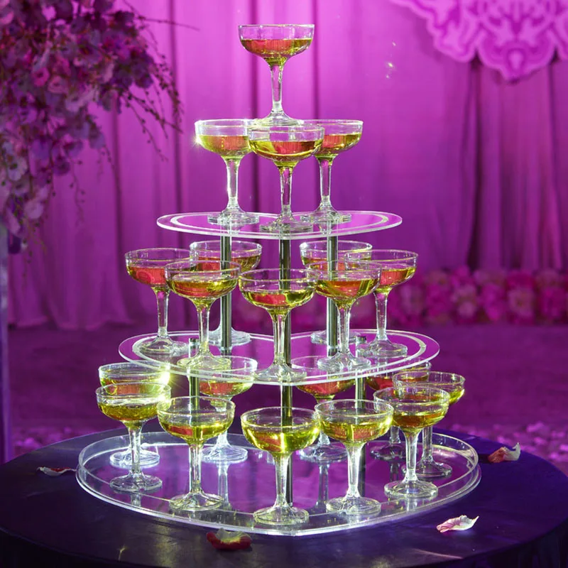 Champagne-Cup-Tower-Wedding-Props-Goblet-Opening-Decoration-Cocktail ...