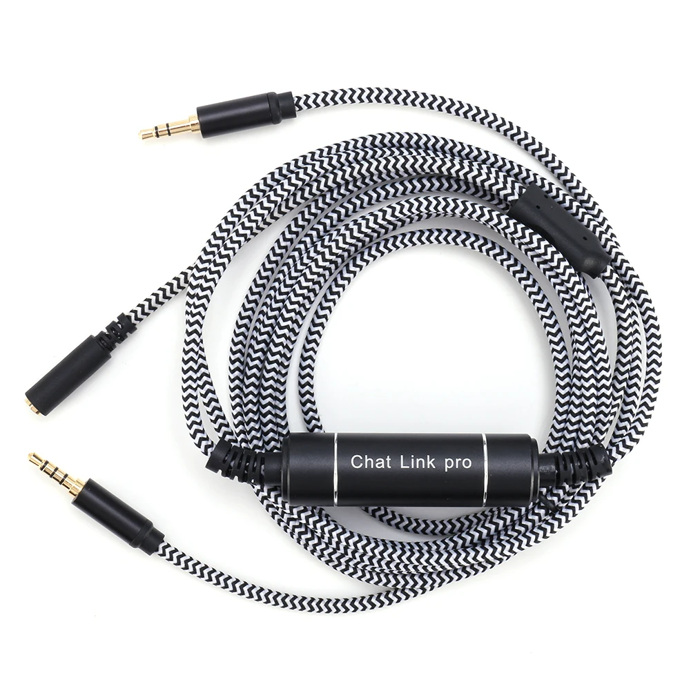 2-6m-Audio-Adapter-Cable-Male-To-Female-Nylon-Braided-Audio-Cable-Line ...
